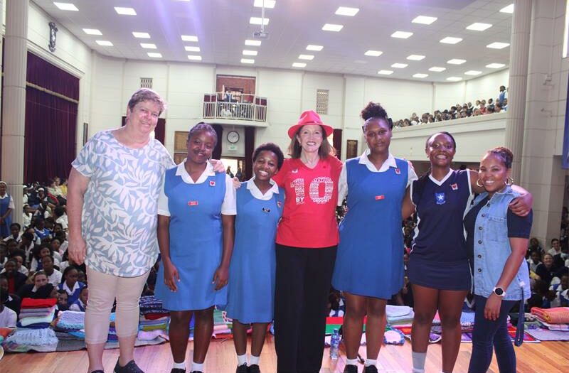 Parktown High School for Girls choses 67 Blankets for Nelson Mandela ...