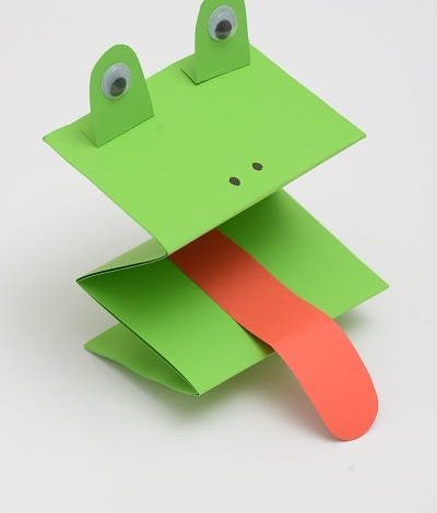 How to make an easy paper frog puppet craft | Witbank News