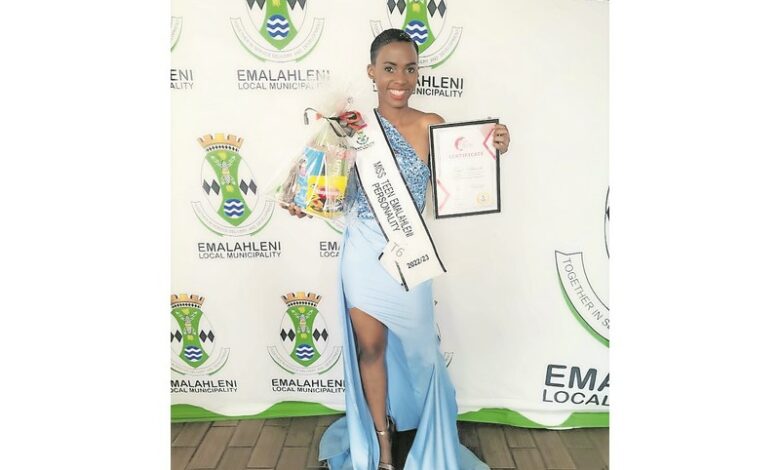 'Get out of your comfort zone,' says Miss Teen Emalahleni Personality ...