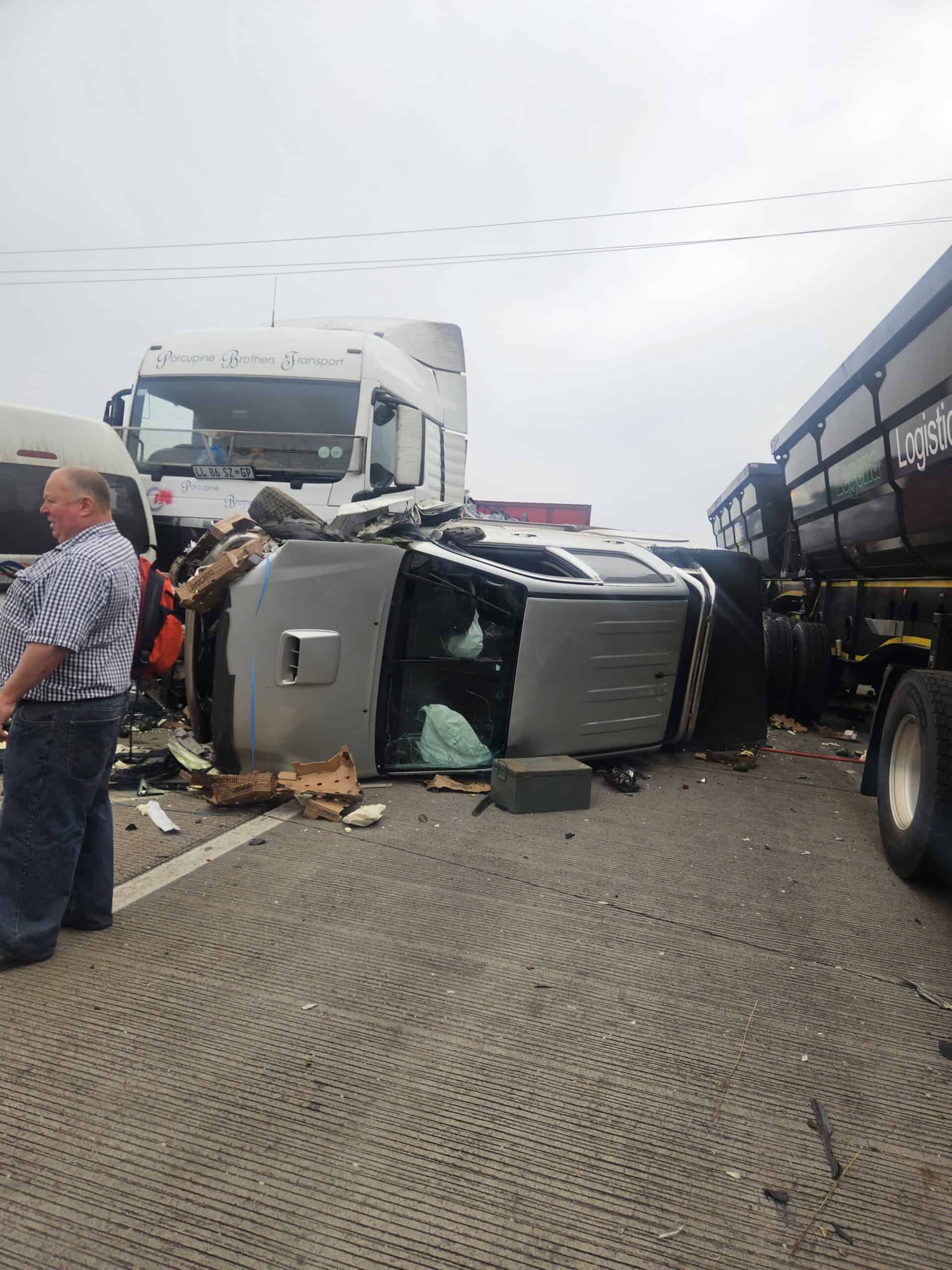 Multi-vehicle collision on N12 snarls traffic | Witbank News