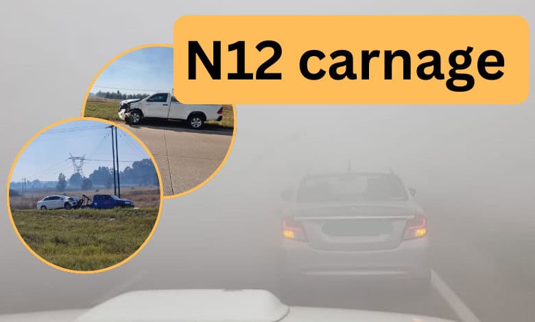 Multiple accidents due to thick mist on notorious N12 s-bends | Witbank News