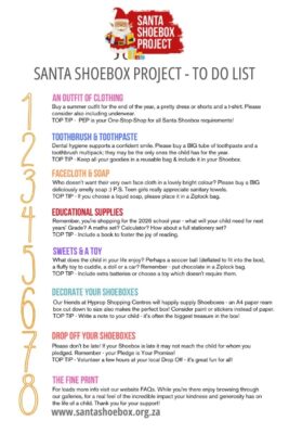 It is time for Santa’s Shoebox project | Witbank News