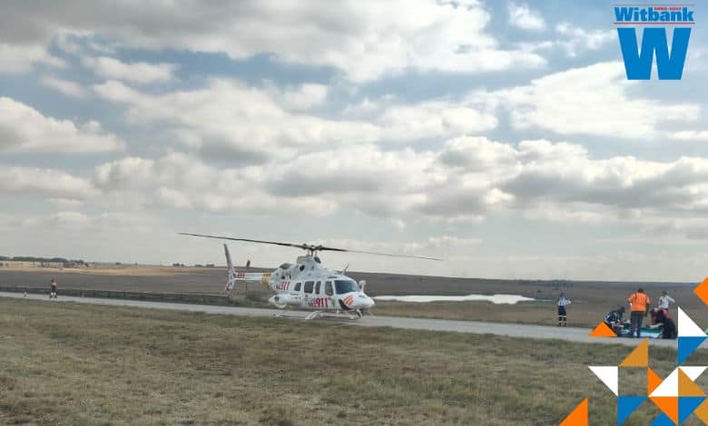 Helicopter lands on N12 near Phola as emergency rescue unfolds after ...