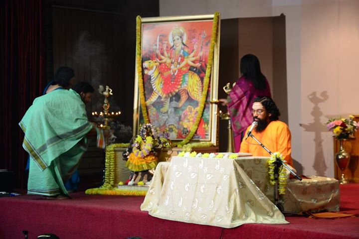Swami illustrates power of 'Devi Worship' during Navarathri | Rising ...
