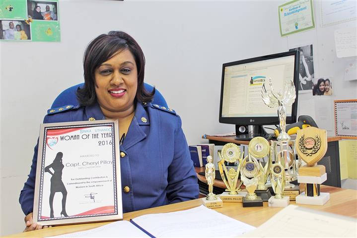 Woman in blue awarded for her passion | Rising Sun Newspapers