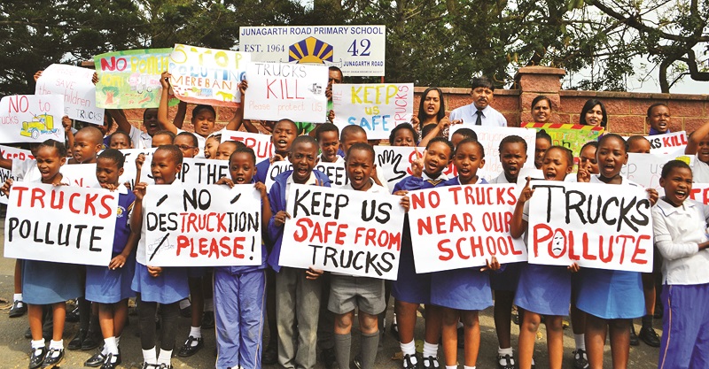 Children call for ban on trucks | Rising Sun Newspapers