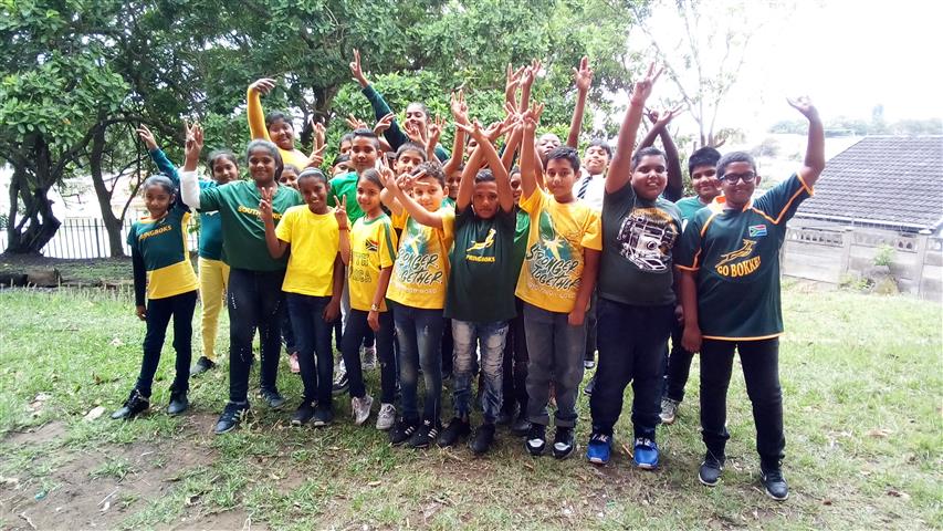 Springboks fever at Falcon Park Primary | Rising Sun Newspapers