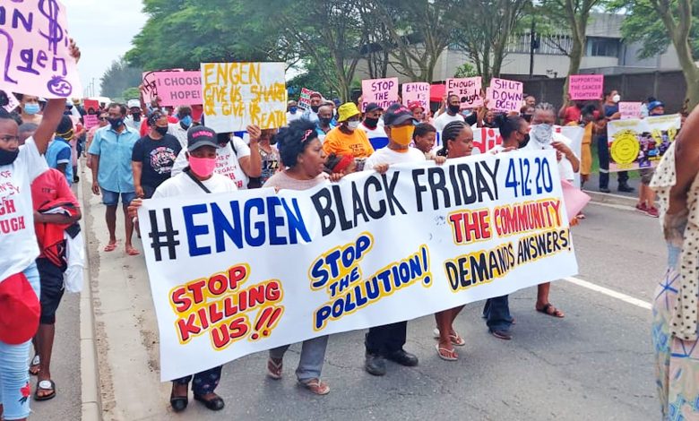 South Durban residents call for Engen Refinery to be shut down | Rising ...