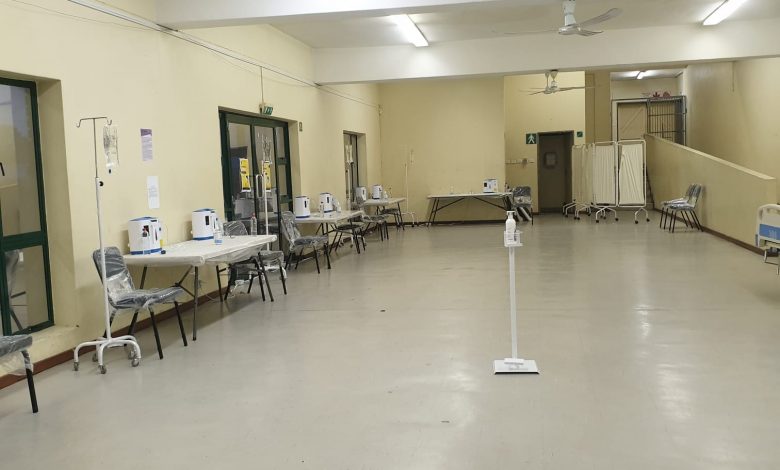 Community hall turned into COVID ward | Rising Sun Newspapers