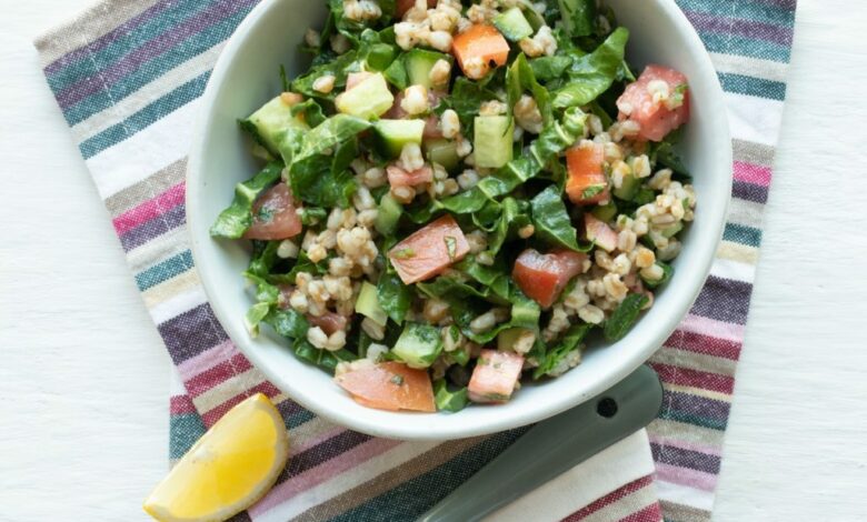 Pearled wheat and spinach salad | Rising Sun Newspapers