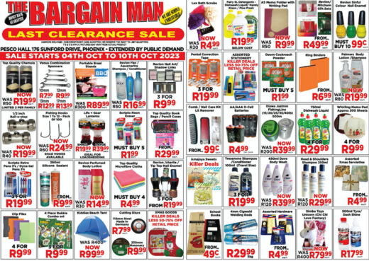 Last sale for Bargain Man in Phoenix - don’t miss out on amazing deals ...