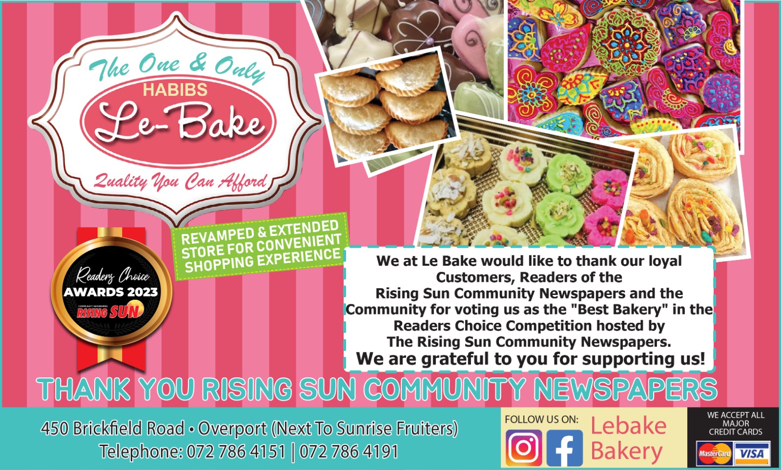 ‘Sweet’ success for Le-Bake Bakery | Rising Sun Newspapers