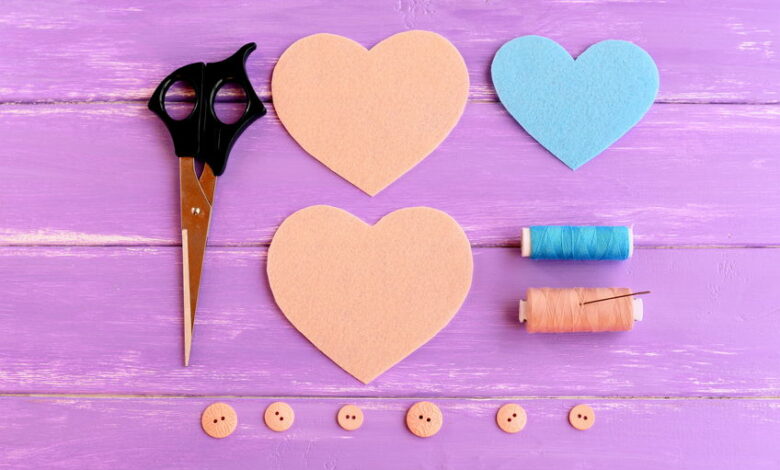 How to create a felt heart craft for Mother's Day | Rising Sun Newspapers