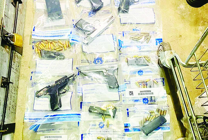 Several unlicensed firearms recovered following shootout | Rising Sun ...