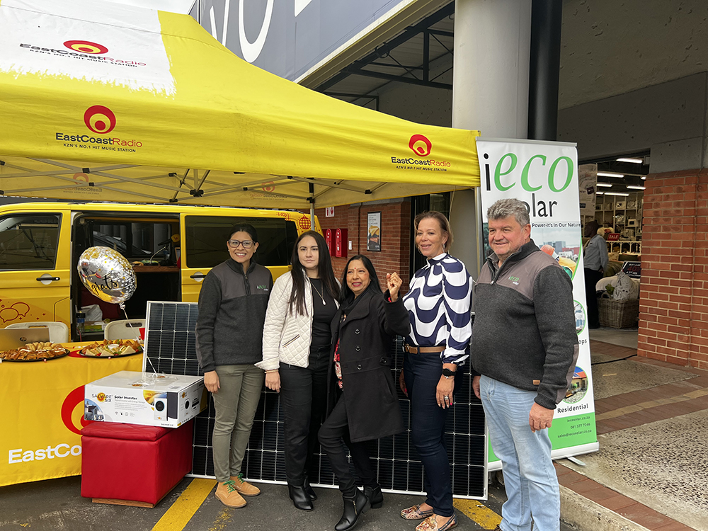 ECR live at Springfield Retail Centre for handover of R100k solar ...