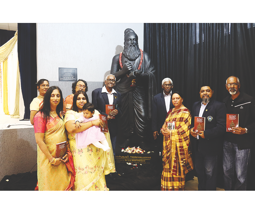 Clairwood Tamil Institute unveils iconic statue | Rising Sun Newspapers