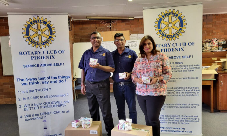 Rotary Club of Phoenix hosts successful sanitary pad drive | Rising Sun ...