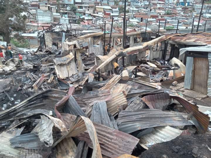 Hundreds displaced after settlement blaze | Rising Sun Newspapers