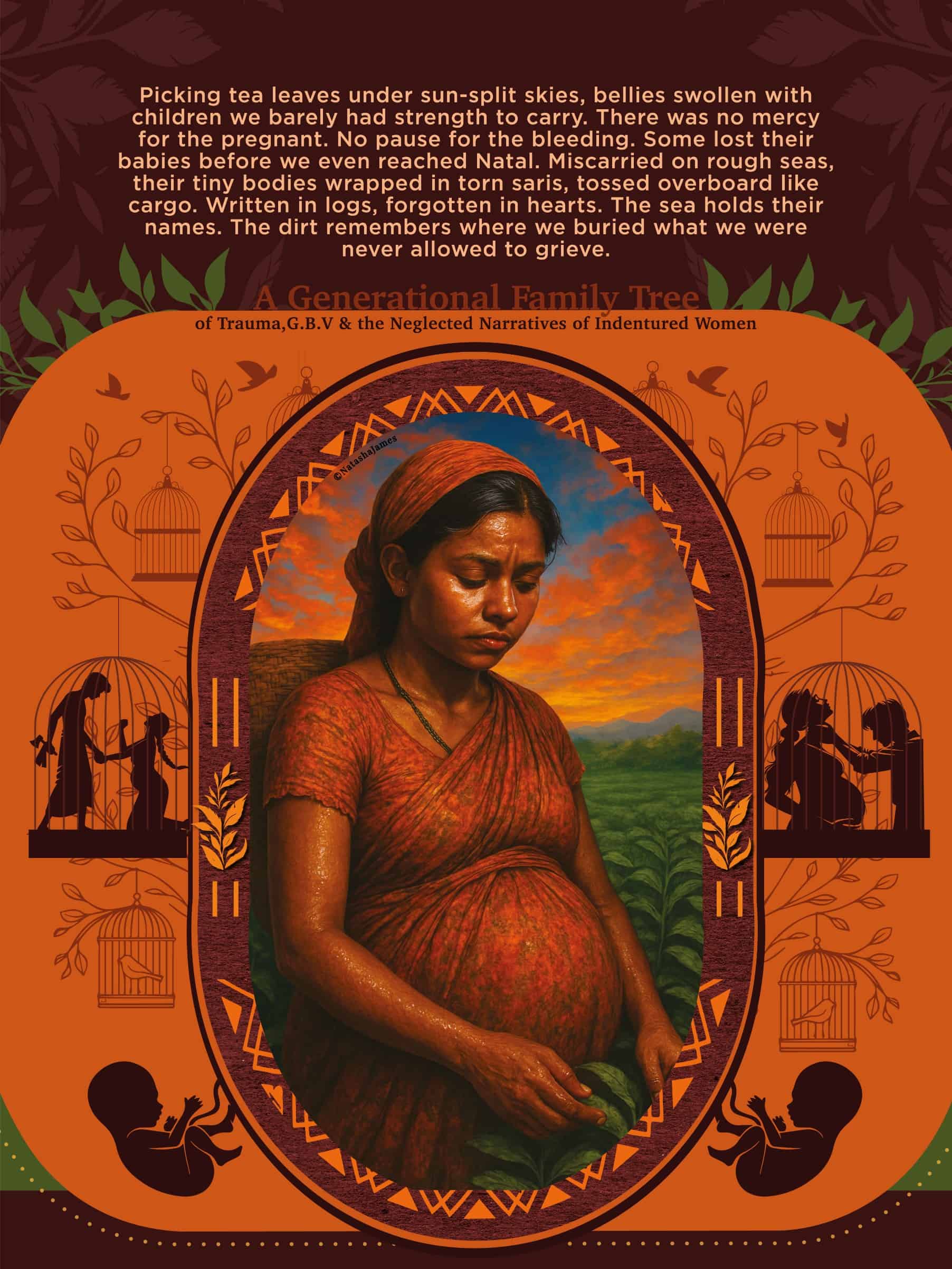 Artist’s powerful exhibition highlights GBV and the legacy of indenture ...