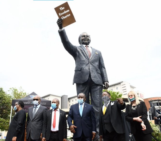 Commemorative statue of OR Tambo unveiled - LNN - Northglen News
