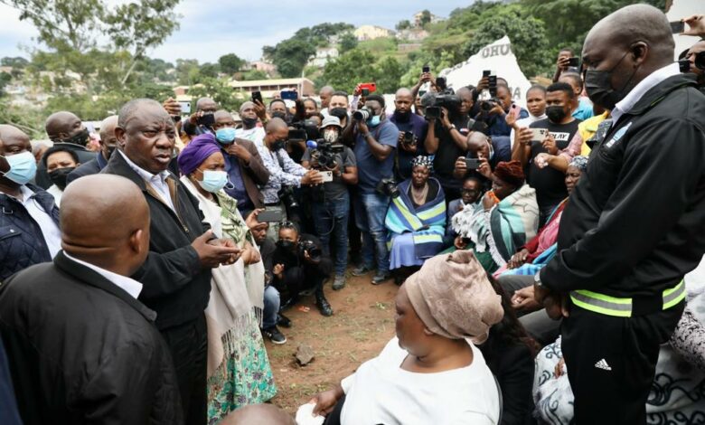 Ramaphosa visits flood-stricken Durban communities - LNN - Rising Sun ...