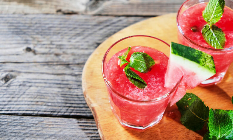 Watermelon, gin and mint cocktail | Network News