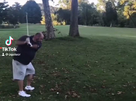 Watch: Golf shot balls-up - LNN - Network News