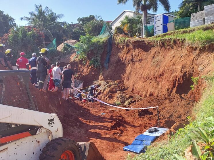 One dead, four trapped in collapse at Ballito construction site - LNN ...