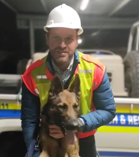 George hero dog introduced to the public - LNN - Network News