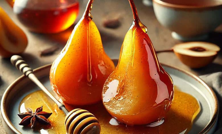 Rooibos and honey poached pears served with berry lemonade | Network News