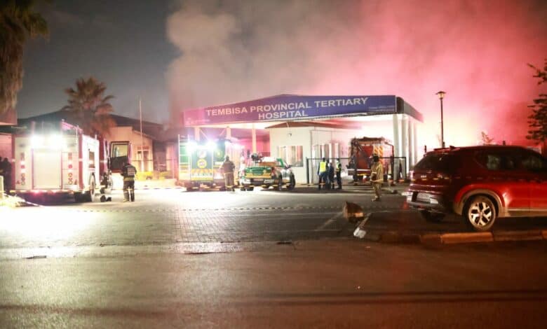 New blaze hits Tembisa hospital days after emergency unit fire - LNN ...