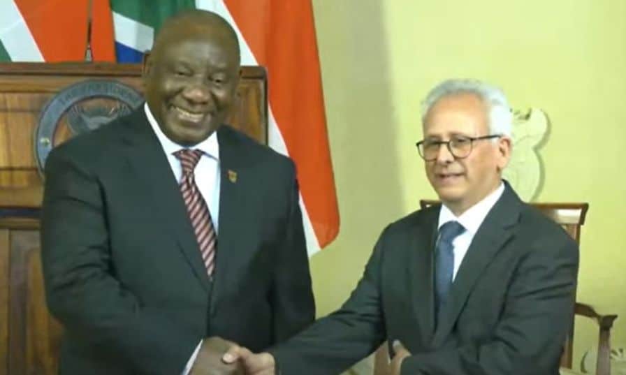 Watch: Firoz Cachalia sworn in as acting minister of police - LNN ...