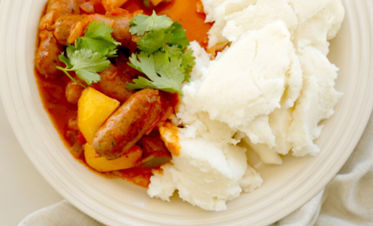 Pap and sausage bredie with chilli and fresh coriander | Network News