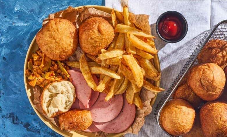 Polony, vetkoek and slap chips with achaar | Network News