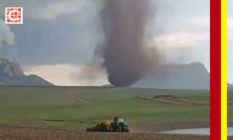 Watch: Meteorologist confirms tornado near Harrismith - LNN - Network News