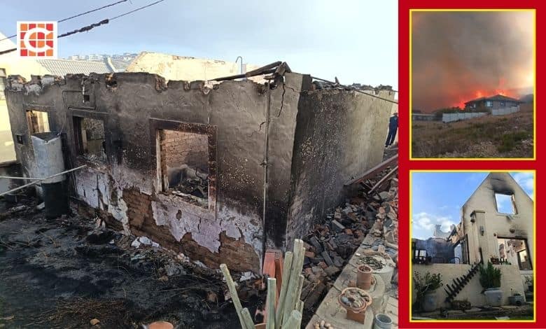 Devastating Mossel Bay fire: More than 10 homes destroyed, firefighters ...