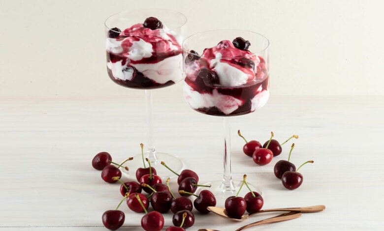 Jammy cherry swirl with whipped yoghurt cream | Network News