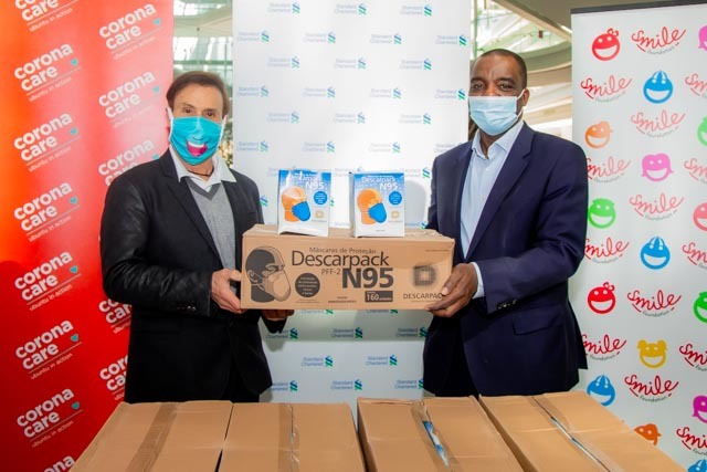Standard Chartered donated 25 000 N95 protective masks to the Smile ...