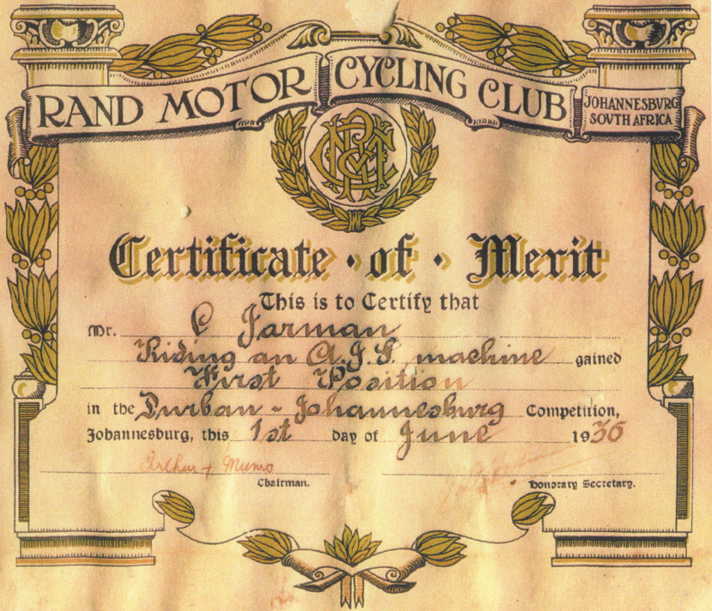 1936 DJ Race winning motorcycle enters 2022 DJ Rally | Soweto Urban