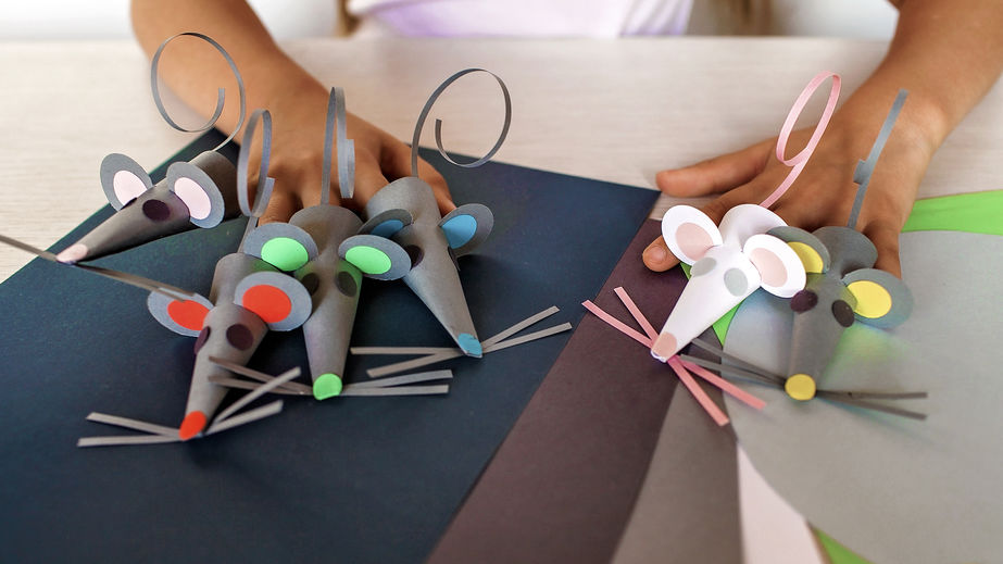 How to make paper mice finger puppets | Soweto Urban