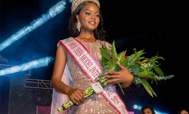 SA’s Pearl Mathebula makes history at Miss Teen Model International ...