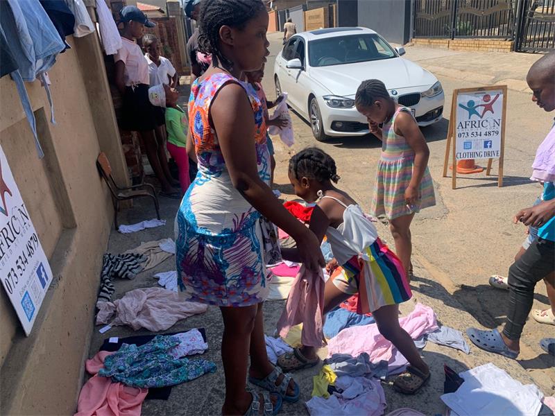 Diepkloof residents unite for clothing drive to restore dignity and ...