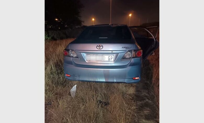 Hijacked vehicle found in Diepkloof | Soweto Urban