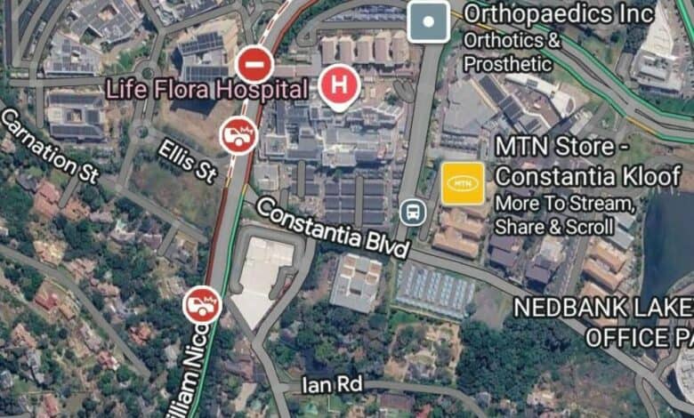 Road closure on William Nicol Drive after multiple vehicle accident ...