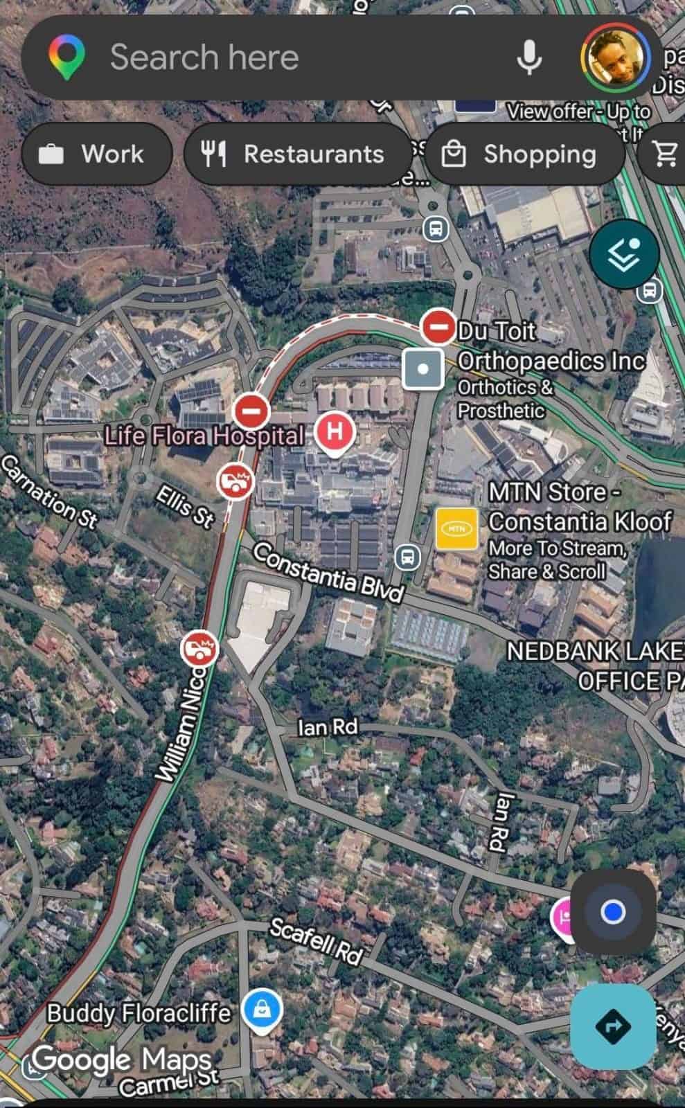 Road closure on William Nicol Drive after multiple vehicle accident ...