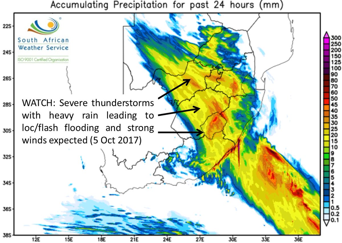 Stormy weather expected over SA from today | Letaba Herald