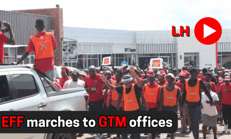 WATCH: EFF marches to GTM offices | Herald