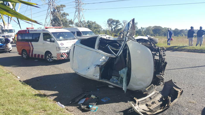 Two cars collide leaving four people injured | Carletonville Herald