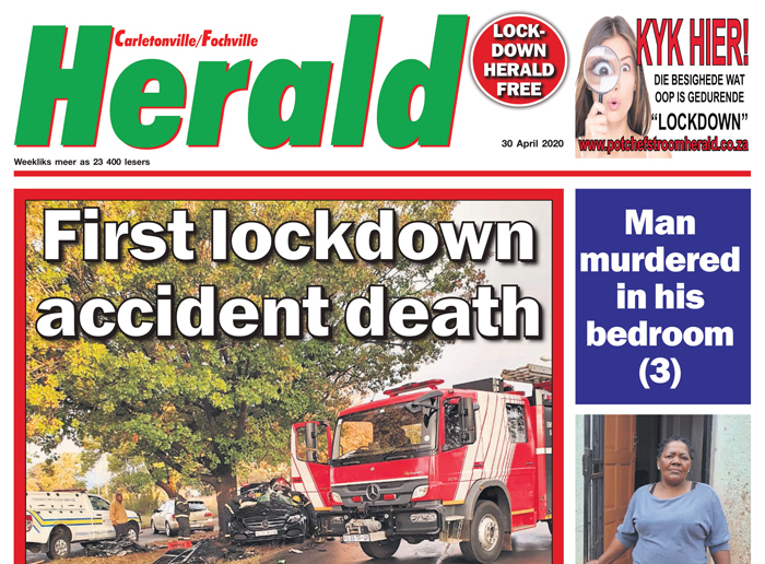 Stories in tomorrow's Herald | Carletonville Herald