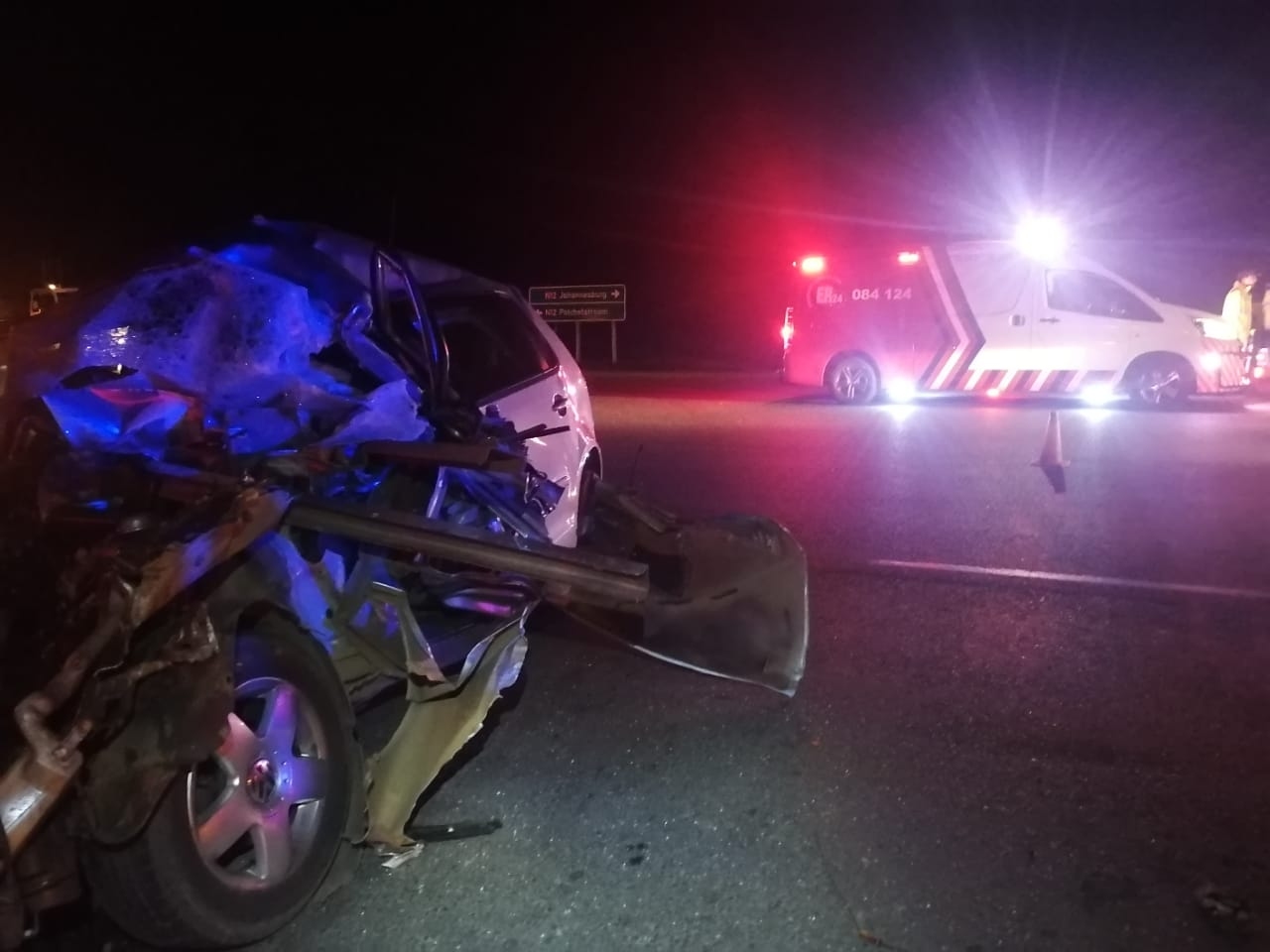 Two killed in collision with truck at Potch/Vereeniging road turnoff ...